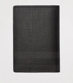 Burberry City Check Folding Card Holder