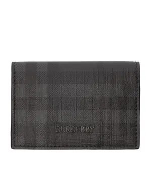 Burberry City Check Bifold Card-holder - Grey