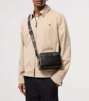 Burberry Leather Check Pop Cross-body Bag