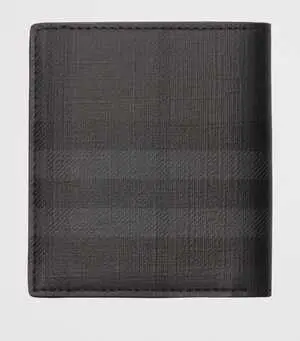 Burberry City Check Folding Card Holder