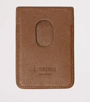 Burberry Pop Check Magnetic Card Holder