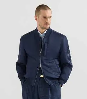 Brunello Cucinelli Waterproof Bomber Jacket