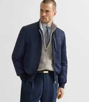 Brunello Cucinelli Waterproof Bomber Jacket