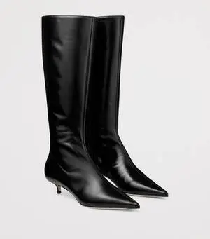 JIMMY CHOO Amis 35 Leather Knee-high Boots