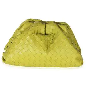 Bottega Veneta Maxi Intrecciato Pouch - Green
