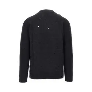 LANEUS Alpaca-wool Blend Crewneck Sweater