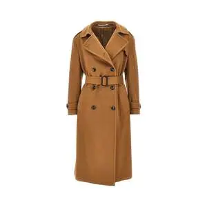 Tagliatore Bonny' Cashmere Trench Coat - Brown
