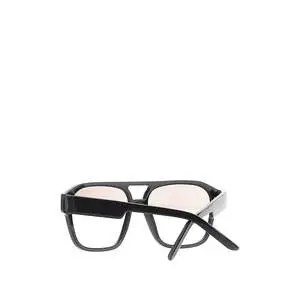 FACE.HIDE Doppioponte Aviator Sunglasses - Black