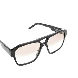 FACE.HIDE Doppioponte Aviator Sunglasses - Black