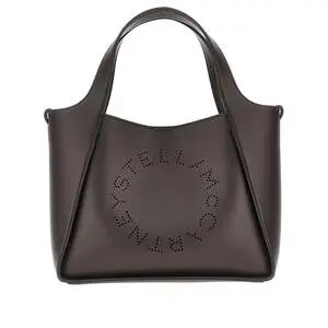 Stella McCartney Grained Vegan Leather 'stella Logo' Bag - Brown