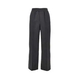 Jacquemus Miami Pin-striped Virgin Wool Twill Wide-leg Pants