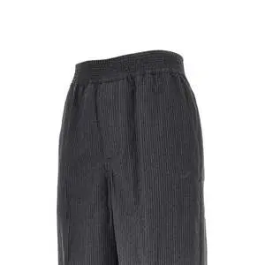 Jacquemus Miami Pin-striped Virgin Wool Twill Wide-leg Pants