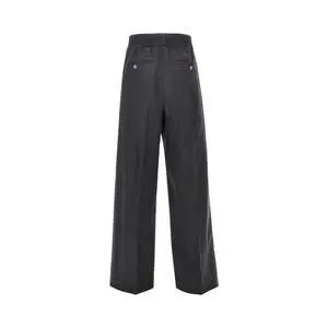 Jacquemus Miami Pin-striped Virgin Wool Twill Wide-leg Pants