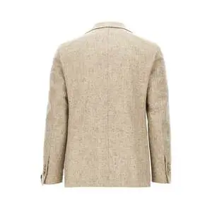 Tagliatore Mouliné Virgin Wool Single-breasted Jacket