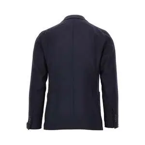 Tagliatore Virgin Wool Double-breasted Jacket - Blue