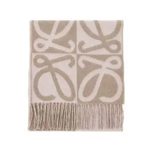 Loewe Wool And Cashmere Scarf Multicolor