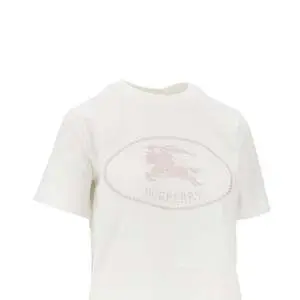 Burberry Knight Stamp Embroidery Short Sleeve T-shirt