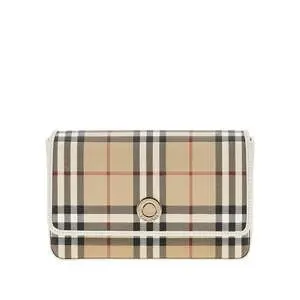 Burberry Check Coated Canvas 'hampshire' Bag