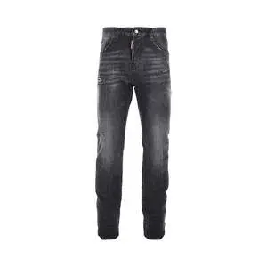 Dsquared2 Stretch Denim 'teddy' Jeans - Black