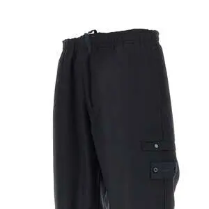 Stone Island Flannel Logo Badge Pants