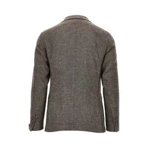 Tagliatore Mouliné Wool-blend Single-breasted Jacke