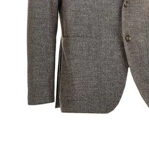 Tagliatore Wool-blend Single-breasted Jacket - Brown