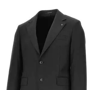 Tagliatore Virgin Wool Two-pieces Tailored Suit - Black