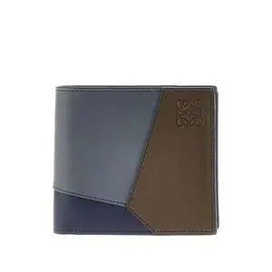 Loewe Puzzle' Leather Bi-fold Wallet - Multicolor