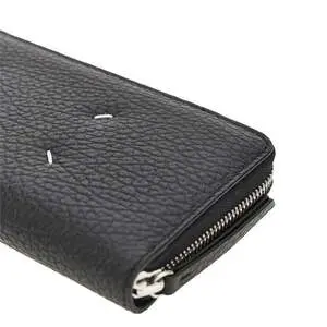 MAISON MARGIELA Grained Leather Zip-around Wallet