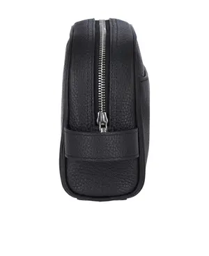 Bally Logo Plaque Toiletry Bag