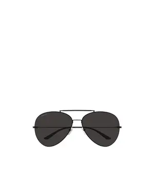 Gucci Pilot Frame Sunglasses - Black/gray