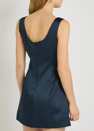 REFORMATION Franceska Satin Mini Dress