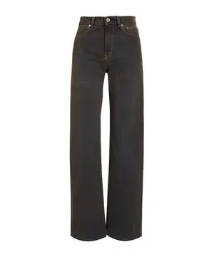 Our Legacy Wata Cut Straight-leg Jeans - Black
