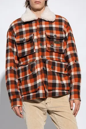 Dsquared2 Americana Checkered Button-up Jacket