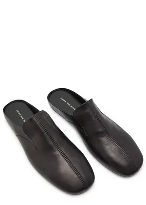 Dries Van Noten Leather Mules