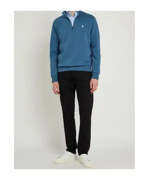 Polo Ralph Lauren Half-zip Cotton Blend Sweatshirt