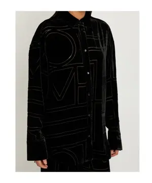 TOTEME Monogram Devore Shirt