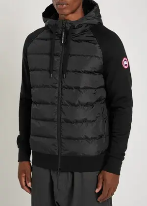 Canada Goose Hybridge Huron Hooded Shell And Cotton Jacket