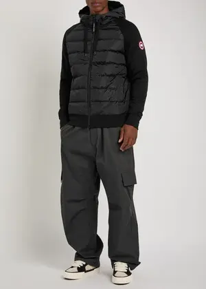 Canada Goose Hybridge Huron Hooded Shell And Cotton Jacket