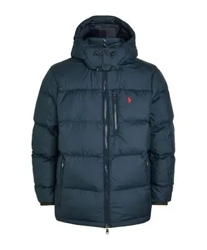 Polo Ralph Lauren Logo-embroidered Padded Shell Jacket - Blue