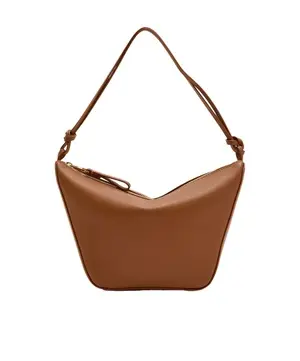 Loewe Hammock Hobo Mini Leather Shoulder Bag - Brown
