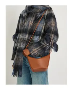 Loewe Hammock Hobo Mini Leather Shoulder Bag