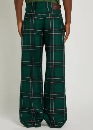 J.W.ANDERSON Checked Straight-leg Trousers