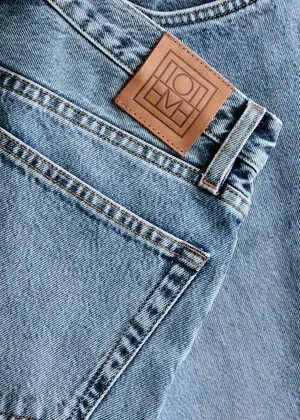 TOTEME Twisted Seam Straight-leg Jeans