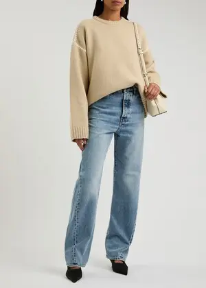 TOTEME Twisted Seam Straight-leg Jeans