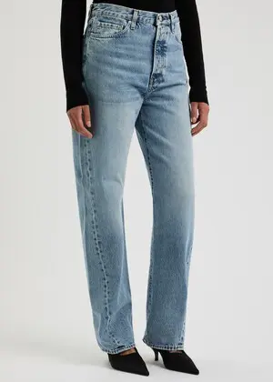 TOTEME Twisted Seam Straight-leg Jeans