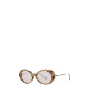 Max Mara Malibu10 Oval-frame Sunglasses - Multicolor