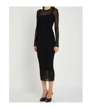 Sportmax Ribbed Fine-knit Midi Dress