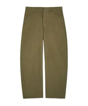 NILI LOTAN Tribeca Wide-leg Trousers - Green