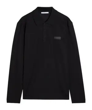 Givenchy Cotton Polo Shirt - Black